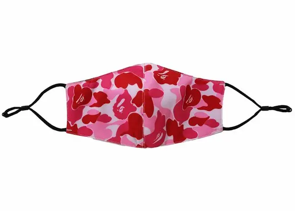 BAPE Abc Camo Mask - Pink