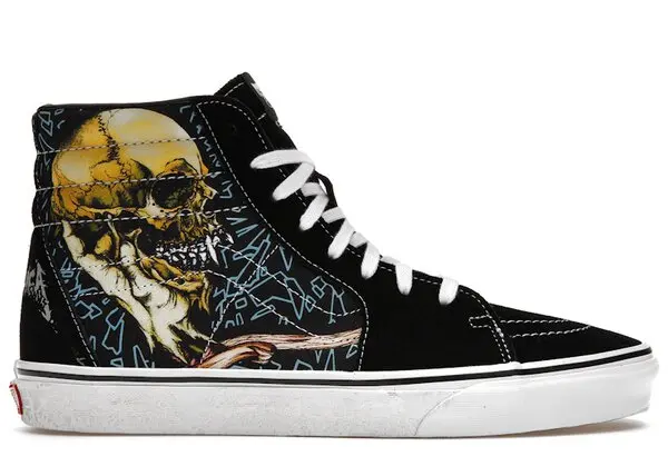 VANS Sk8-hi Metallica 30th Anniversary Sneakers - Black/white