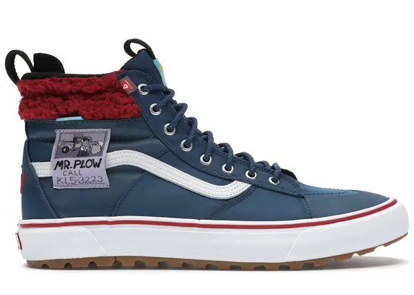 VANS Sk8-hi Mte 2.0 The Simpsons Mr. Plow High Top Sneakers - Blue/white/red