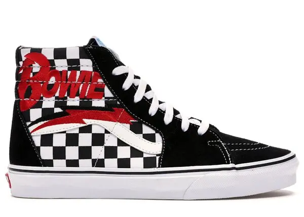 VANS Sk8-hi David Bowie Diamond Dogs Sneakers - Black/red/white