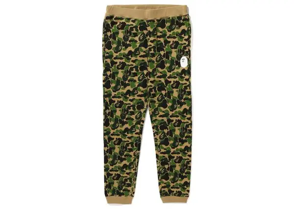 BAPE Abc Camo Crystal Stone Sweat Pants - Green