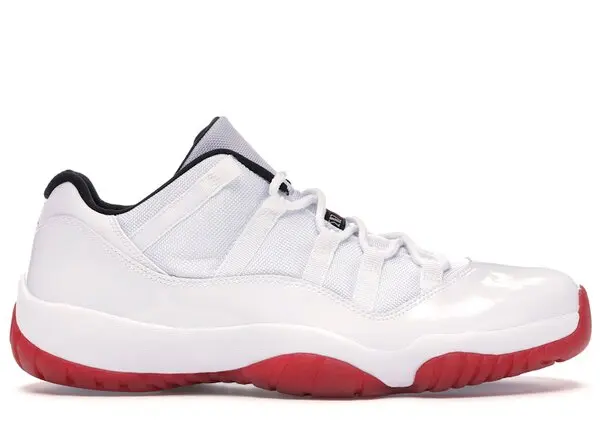 JORDAN Retro Low Sneakers - White/varsity Red/black