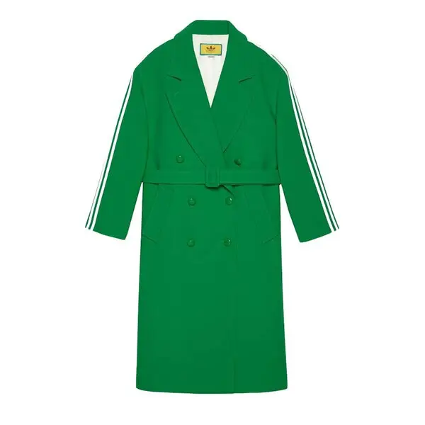 Gucci X Adidas Wrap Wool Coat