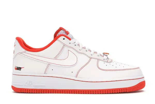 Nike Air Force 1 Low Rucker Park - White/black/team Orange