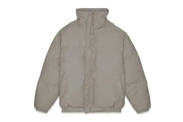 Fear Of God Essentials Puffer Jacket - Cement