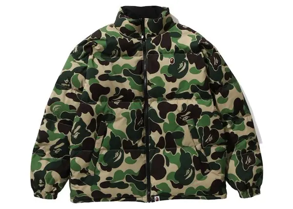 BAPE Camo Reversible Down Jacket - Green