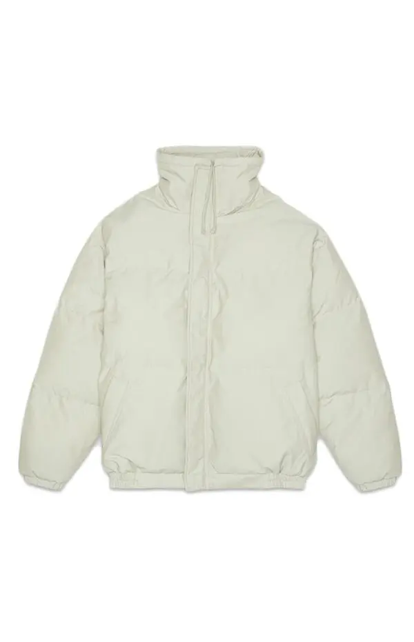 Fear Of God Essentials Puffer Jacket - Alfalfa Sage