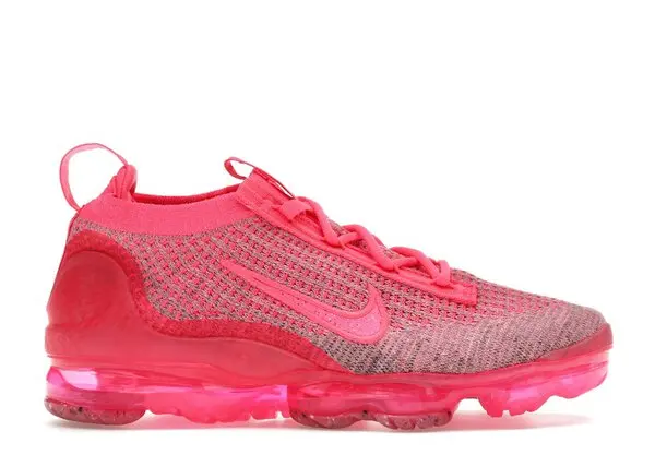 Nike Air Vapormax 2021 Flyknit Sneakers - Pink Blast/volt/black