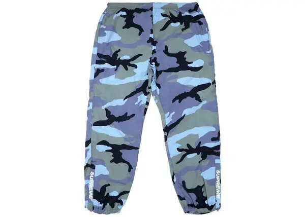 Supreme Warm Up Pant - Blue Camo