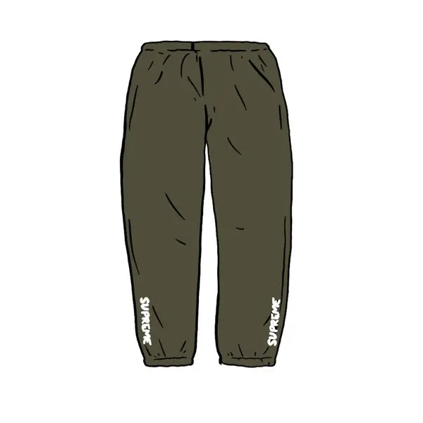 Supreme Warm Up Pant - Olive