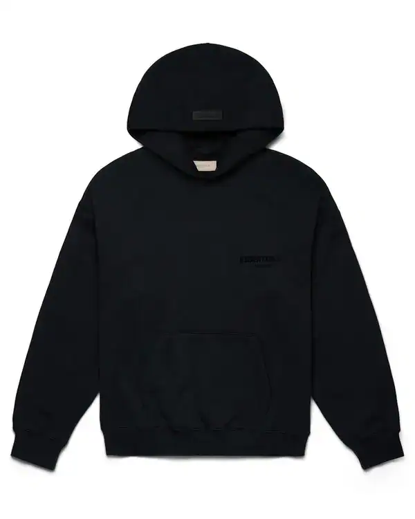 Fear Of God Essentials Pullover Hoodie - Stretch Limo/Black  