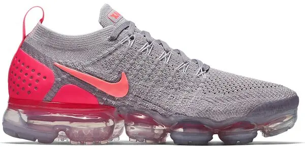 Nike Air Vapormax 2 Sneakers - Atmosphere Grey/crimson Pulse/total Orange