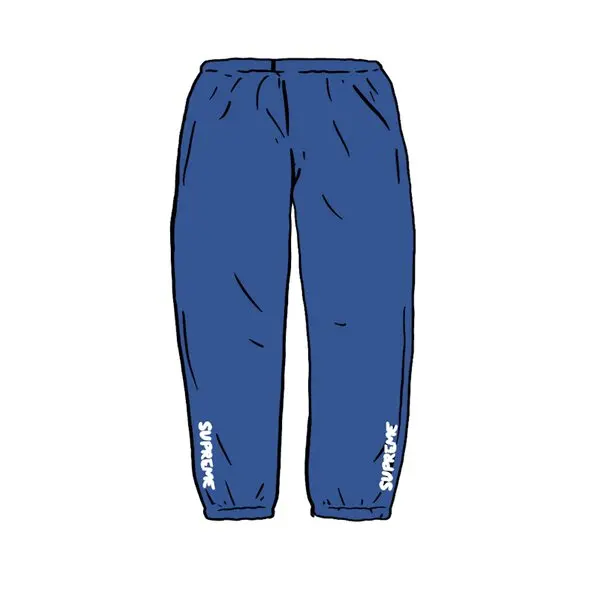 Supreme Warm Up Pant - Light Navy Blue