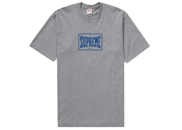 Supreme Warm Up Tee Shirt - Heather Grey