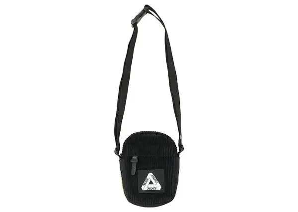 PALACE Corduroy Shot Bag - Black