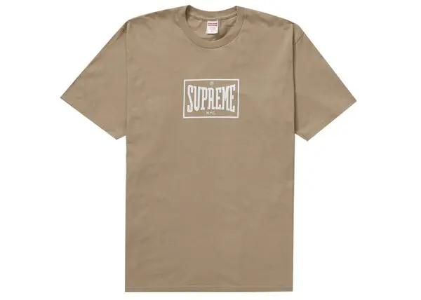 Supreme Warm Up Tee Shirt - Khaki