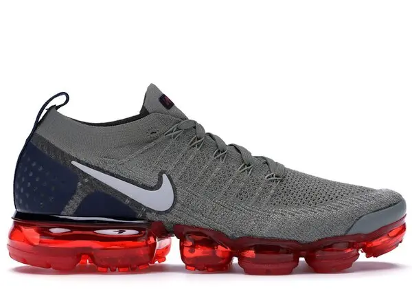 Nike Air Vapormax 2 Sneakers - Dark Stucco/obsidian/habanero Red