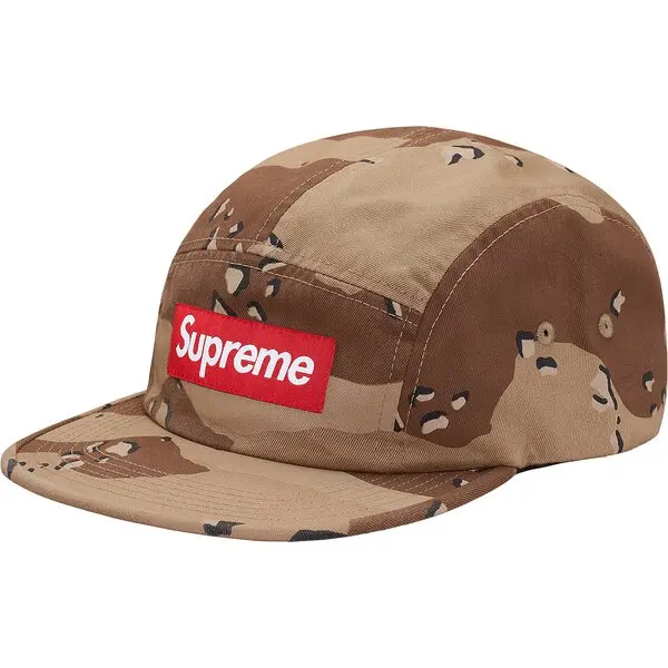 Supreme Washed Chino Twill Camp Cap - Desrt Camo
