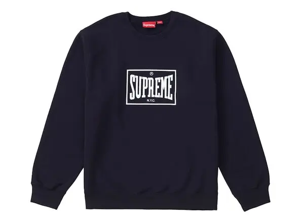 Supreme Warm Up Crewneck Sweatshirt - Black