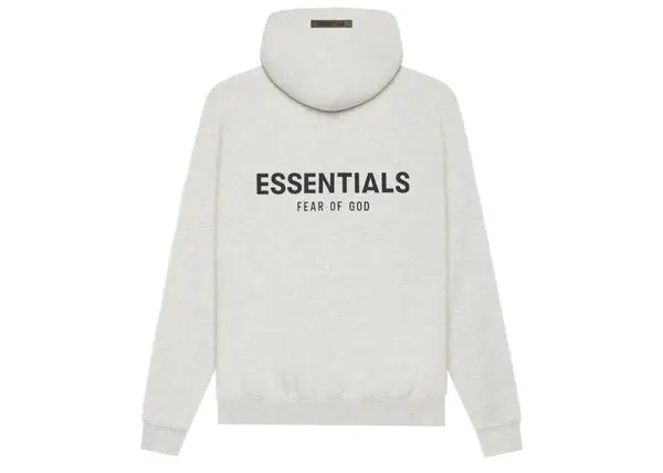 Fear Of God Essentials Pullover Hoodie - Light Heather Oatmeal