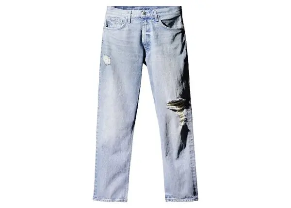 Yeezy 5 Pocket Denim Pants - Light Wash/blue
