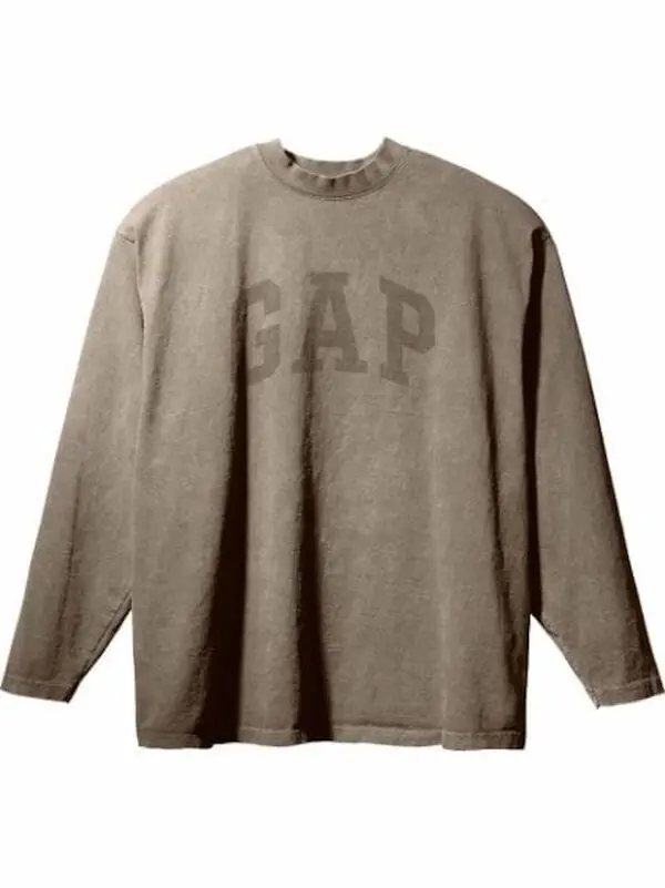 Yeezy Gap Engineered Balenciaga Dove Long Sleeve T-shirt - Beige