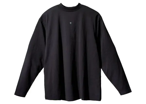 Yeezy Gap Logo Longsleeve Tee Shirt - Black