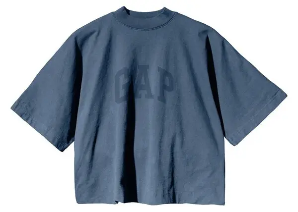 Yeezy Dove No Seam Tee Shirt - Dark Blue