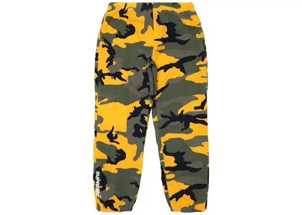 Supreme Warm Up Pant - Yellow Camo