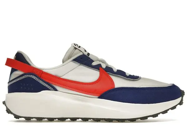 Nike Waffle Debut Swoosh - Phantom/habanero Red/old Royal