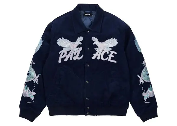 PALACE Double Dragon Tour Jacket - Navy Blue