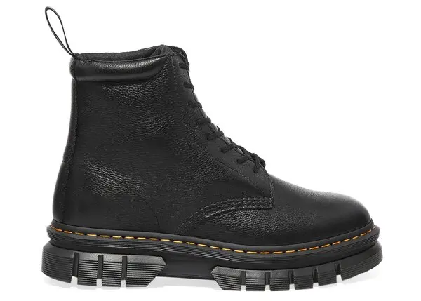 Dr. Martens Rikard Lunar Leather Platform Boots - Black/black Lunar