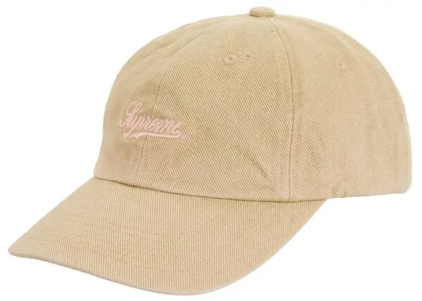 Supreme Washed Twill 6-panel Cap - Tan