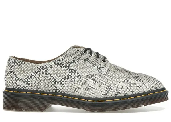 Dr. Martens 2046 Oxford Python Print - Sand/black