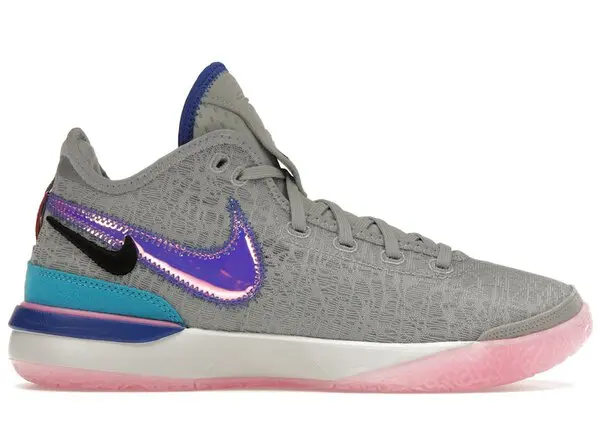 Nike Zoom Lebron Nxxt Gen Sneakers - Wolf Grey/pink Spell/hyper Royal