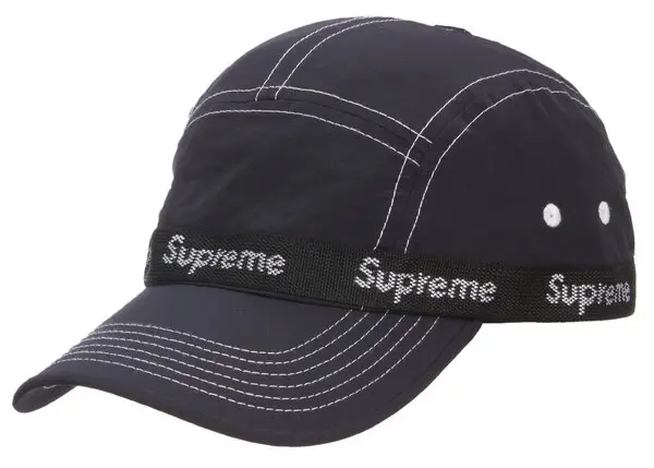 Supreme Webbing Camp Cap - Black