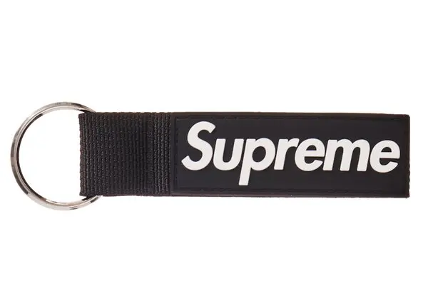 Supreme Webbing Keychain - Black