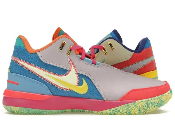 Nike Zoom Lebron Nxxt Gen Ampd I Promise Sneakers - Violet Mist/barely Volt/photo Blue