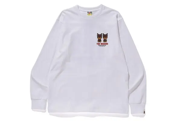 BAPE X Xo The Weeknd Long Sleeve Tee Shirt