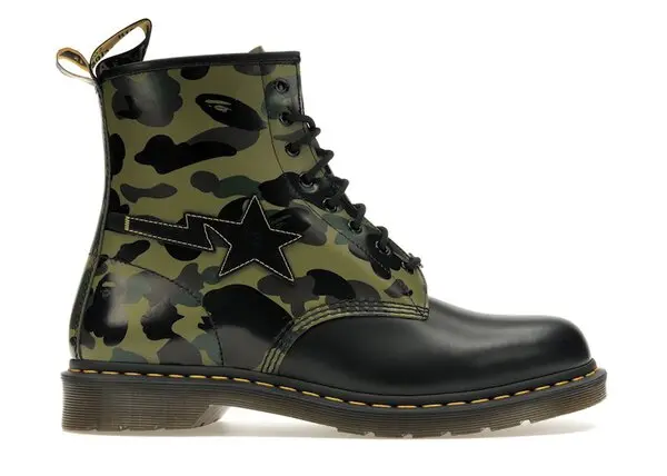 Dr. Martens 1460 Zip A Bathing Ape Boots