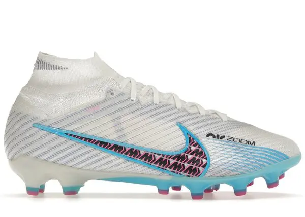Nike Zoom Mercurial Superfly Elite Ag-pro - White/pink Blast/indigo Haze
