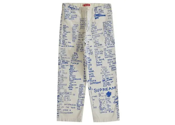 Supreme Gonz Poems Chino Pant - Stone