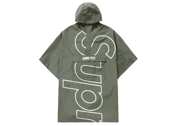 Supreme Goretex Poncho - Olive
