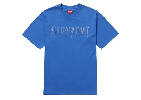 Supreme Gradient Logo Tee Shirt - Blue