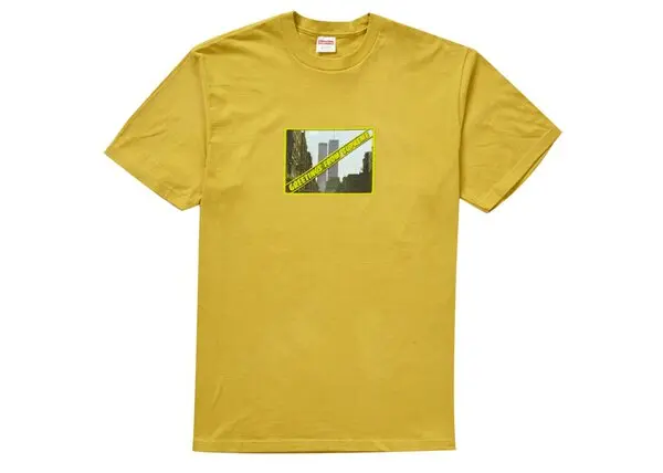 Supreme Greetings Tee Shirt - Acid Yellow