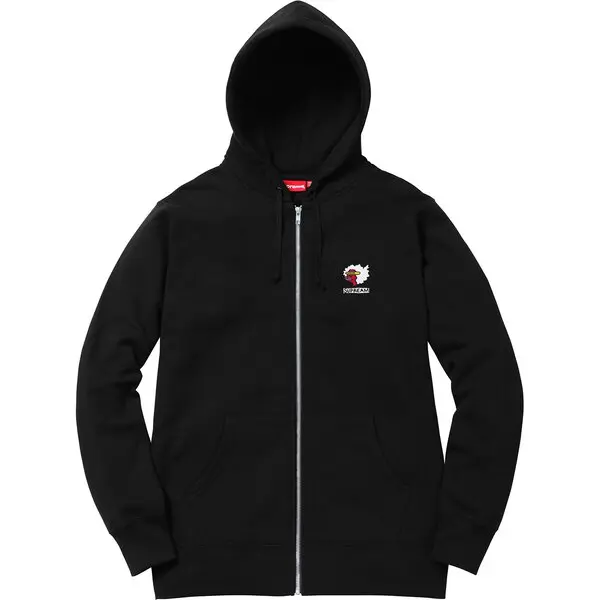 Supreme Gonz Ramm Zip Up Sweatshirt - Black