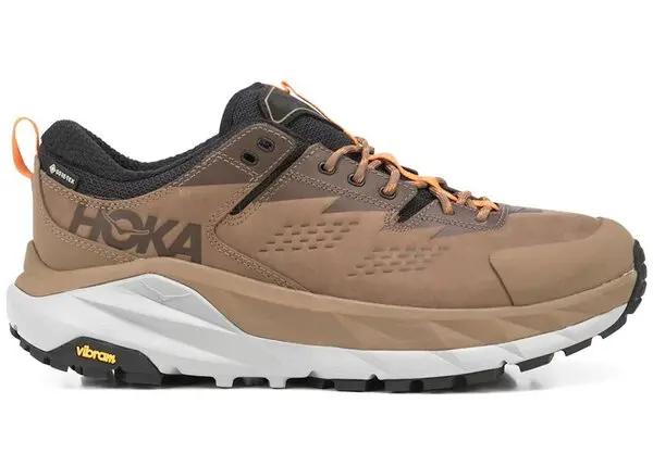 Hoka One One Kaha Low Gore-tex Sneakers - Otter Persimmon/orange