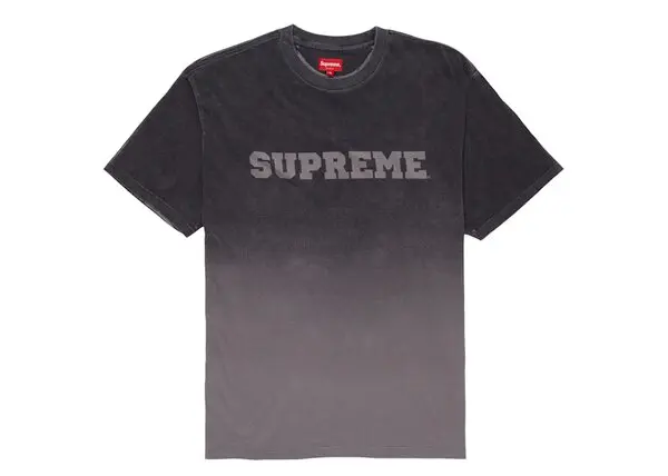 Supreme Gradient Short Sleeve Top - Black