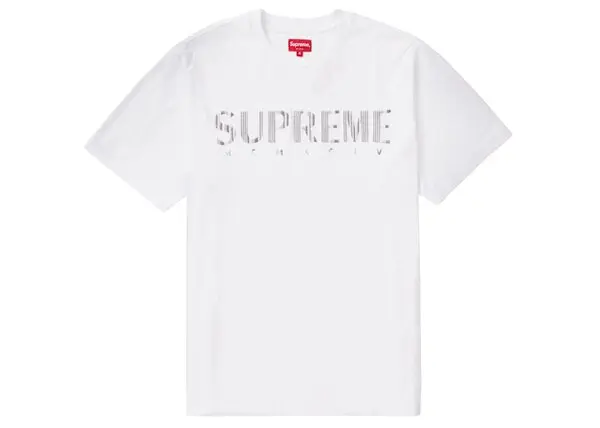 Supreme Gradient Logo Tee Shirt - White
