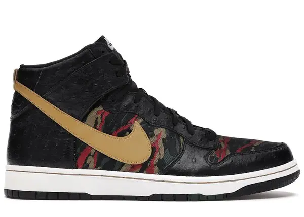 Nike Dunk Cmft Tiger Camo - Black/hyper Red/gorge Green